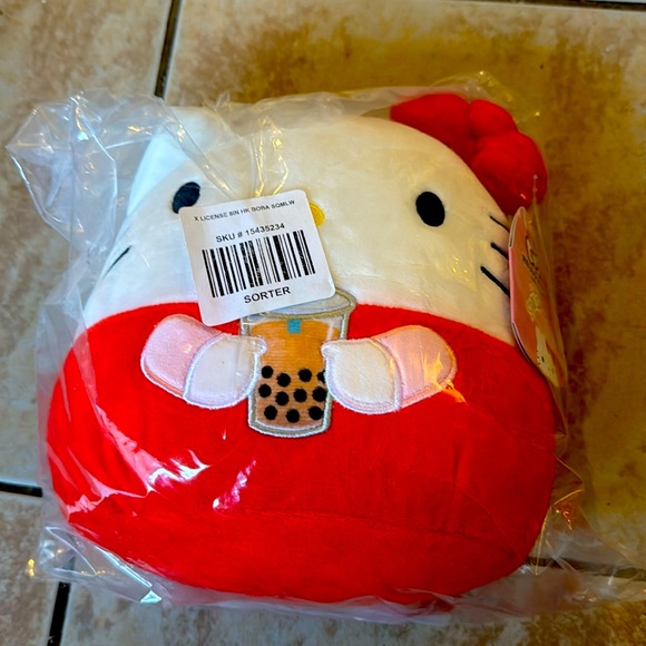Accessories | Hello Kitty Squish Mellow Mini With Boba Drink | Poshmark